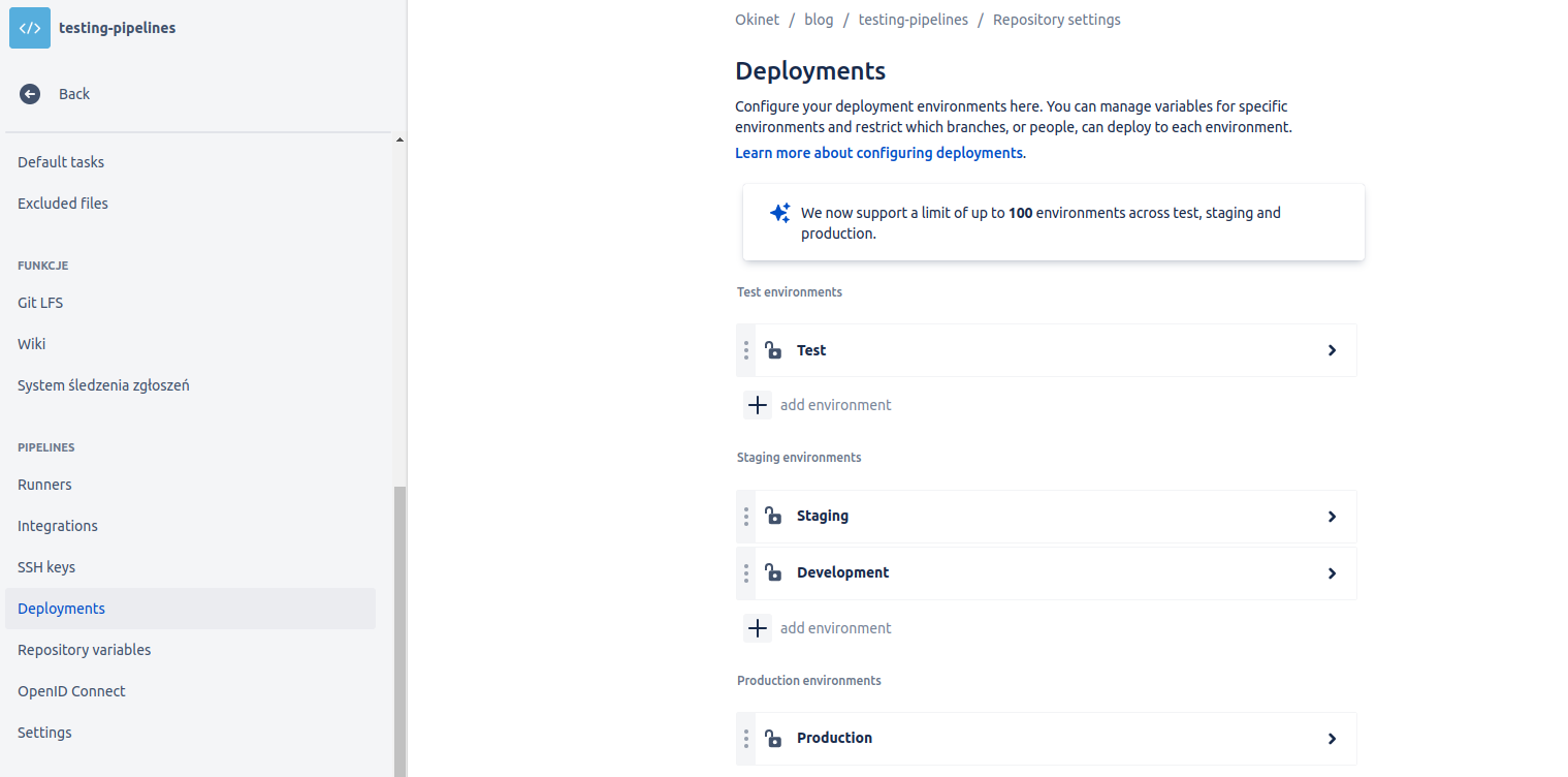 Bitbucket pipelines, czyli jak zrealizować automatyczny deployment dla ...